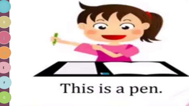 PPT Demonstrative Pronouns (These, this, that, those) | PPTX