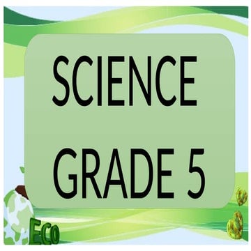 demo teaching science grade 5.POWERPOINT | PPTX
