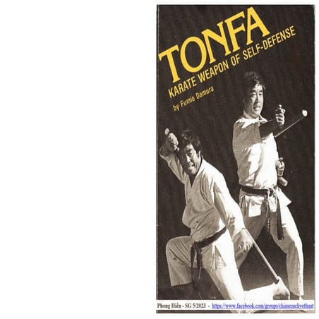 Demura Fumio – Tonfa - Karate Weapon of Self-defense | PDF