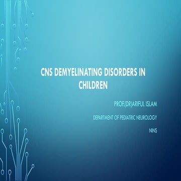 demyelinating Disorders in Children.pptx