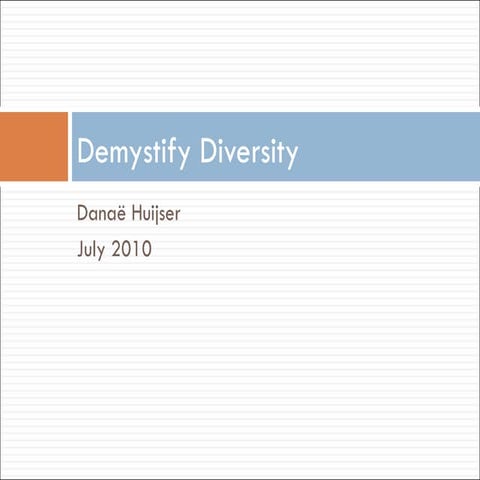 Demystify diversity research model | PPT