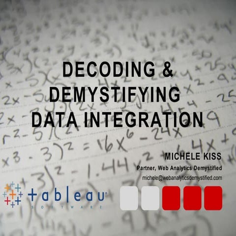 Decoding And Demystifying Data Integration Ppt