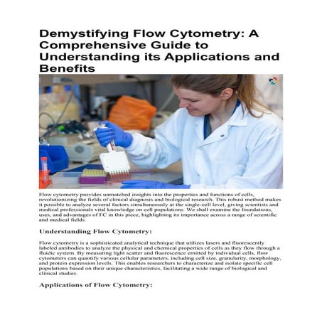 Flow Cytometry: Guide to Understanding Applications and Benefits | The ...