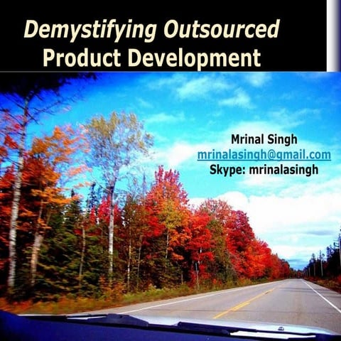 Demystifying outsourced product development | PPT