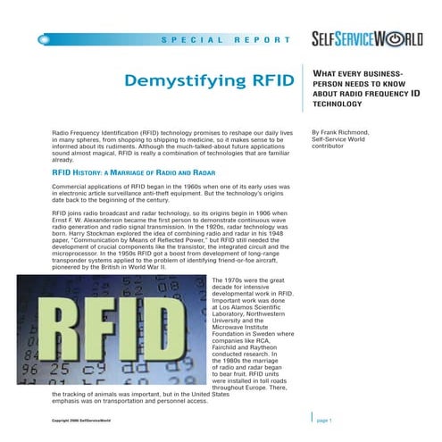 Demystifying Rfid | PDF