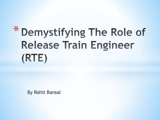 Agile Network India | De-mystifying the Role of a Release Train ... Agile Network India | De-mystifying the Role of a Release Train ...
