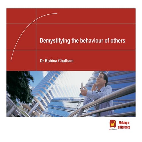 Demystifyingthe Behaviourof Others | PDF