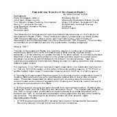 Demystifying transfer of development rights