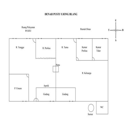 Denah pustu ujong blang | DOCX