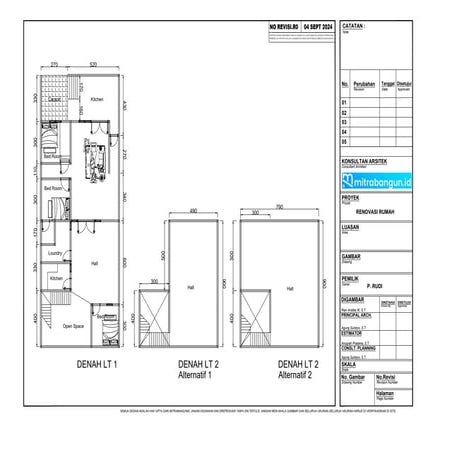 Denah Rencana Rumah P.Rudy Tampak Keseluruhan | PPT