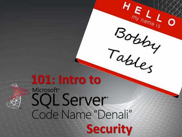 Denali Sql Server Security Ppt 1508