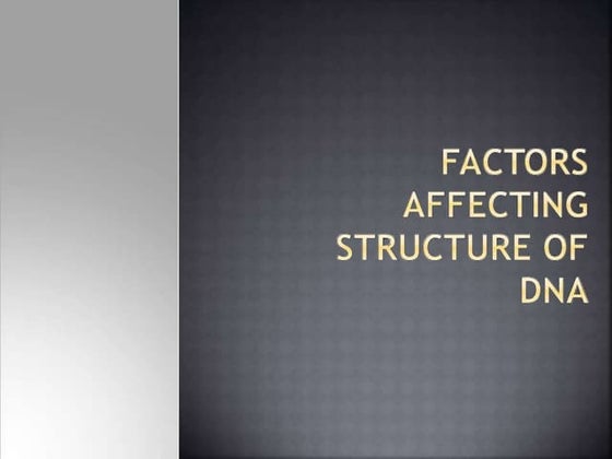 Forces That Stabilize the DNA structure.pptx