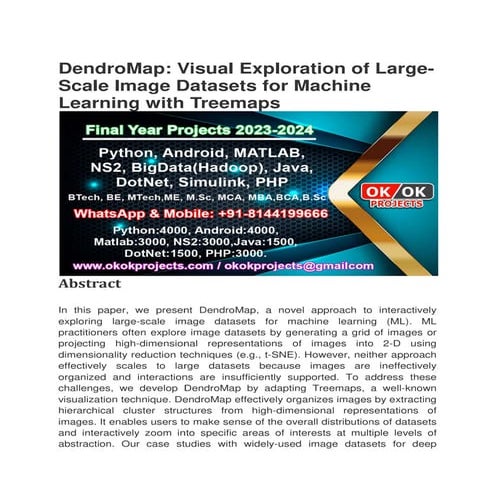 DendroMap Visual Exploration of Large-Scale Image Datasets for Machine ...