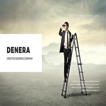 Denera Presentation : Dark Color Theme | PPT