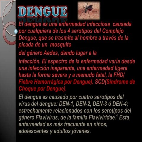 DENGUE.pptx Infecciones tratamiento fisiopatologia | PPTX