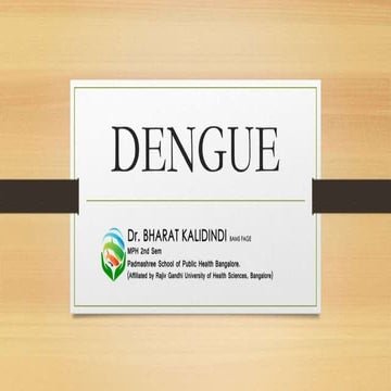 Dengue | PPT