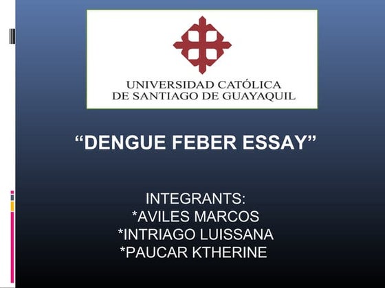 Dengue fever | PPT