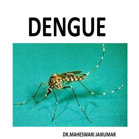 DENGUE CONTROL PROGRAMME-INDIA | PPTX