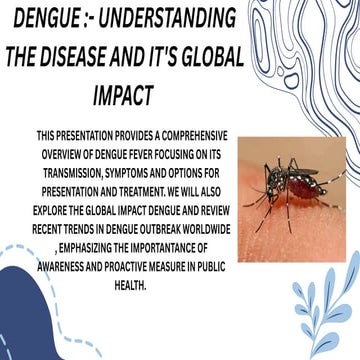 DENGUE - UNDERSTANDING THE DISEASE AND IT'S GLOBAL IMPACT_20250503 ...
