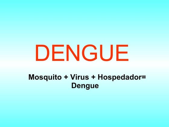 Dengue PresentacióN | PPT
