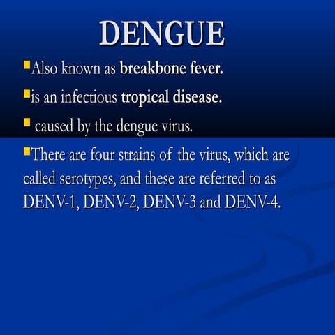 Dengue 1 | PPT