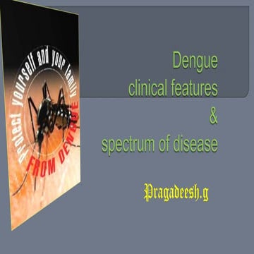 Dengue clinical features | PPTX | Infectious Diseases | Diseases and ...