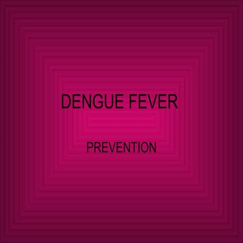 Dengue Fever | PPT
