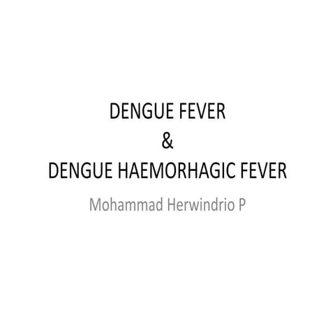 Dengue fever | PPT