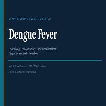 Comprehensive Overview of Dengue Fever: History, Symptoms, and ...