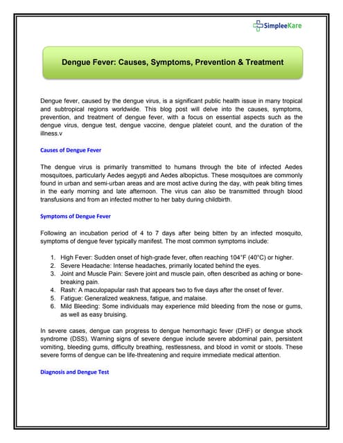 dengue ppt.pptx | Infectious Diseases | Diseases and Conditions