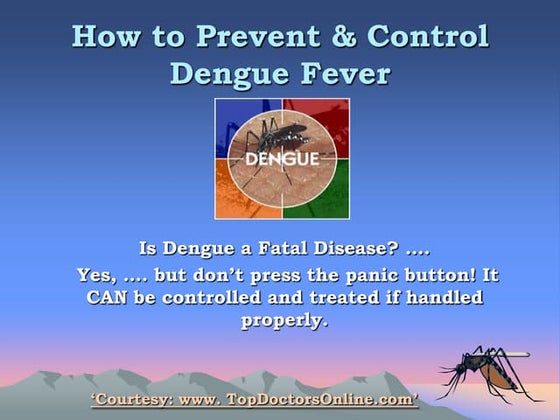 Dengue prevention | PPT