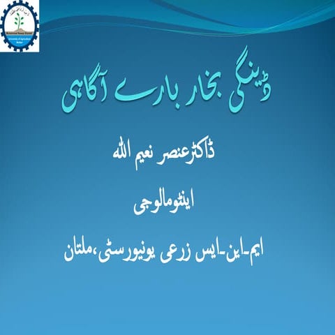 Dengue urdu unsar naeem ullah 16102019 | PDF