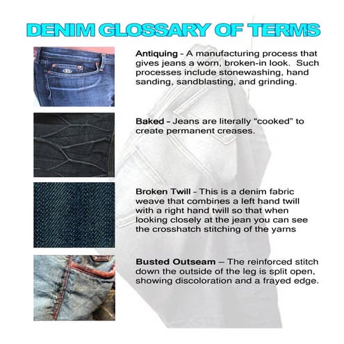 Denim glossary | PDF
