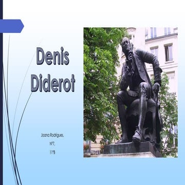 Denis Diderot | PPTX | Religion & Spirituality