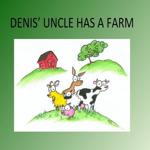 Old MacDonald had a farm song- Preschool activity/Learning English ...