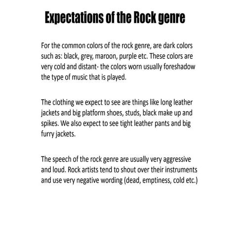 Punk rock photos – body language and facial expressions part 2 | PPTX