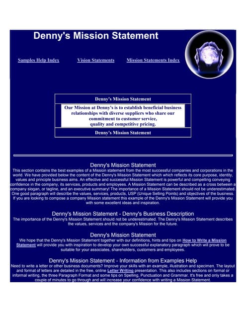 Dhl mission statement | PDF