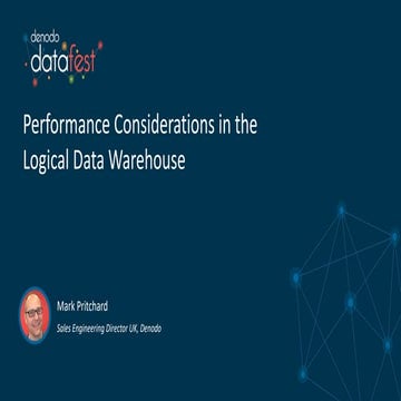 Performance Considerations In Logical Data Warehouse Pdf Databases Computer Software And