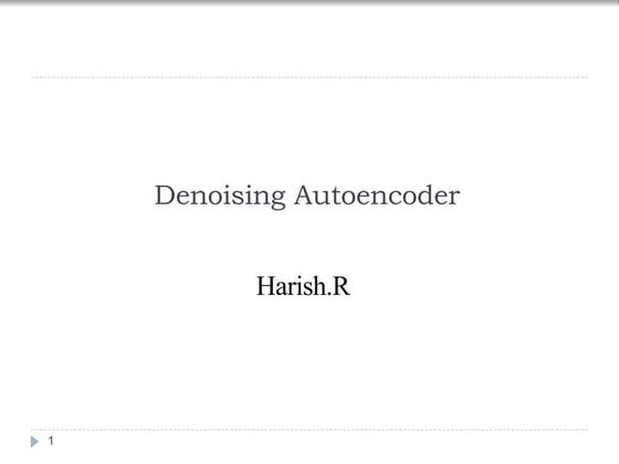 Autoencoder | PPT