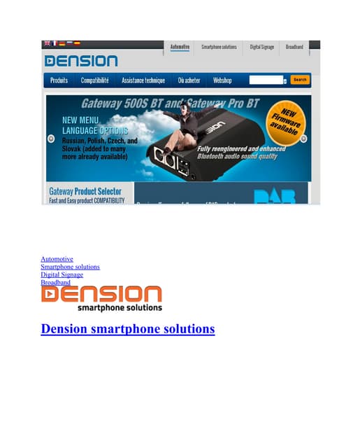 Automotive infotainment system | PPT