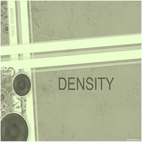 Density | PPT