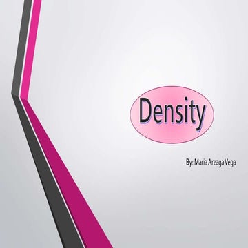 Density Ppt | PPT