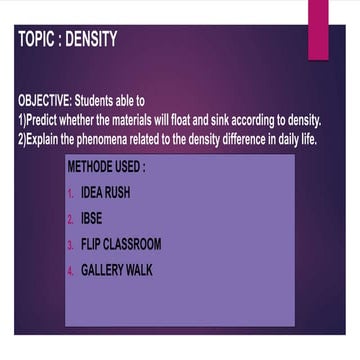 density.pptx | Physics | Science