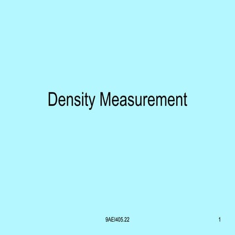 Density and viscocity | PPT