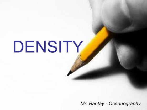 Understanding density | PPT Understanding density | PPT