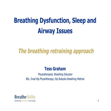 Dental sleep- breathing retraining - spreecast tess graham - raphael ...