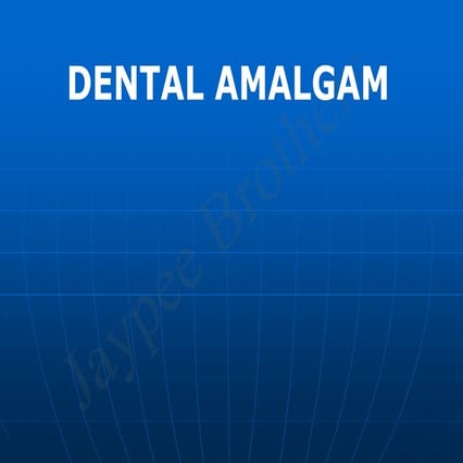 Amalgam Creeps and Marginal Breakdown | PDF