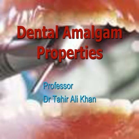 Amalgam Creeps and Marginal Breakdown | PDF