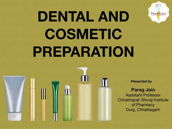 4 dental and cosmetic preparation | PPT