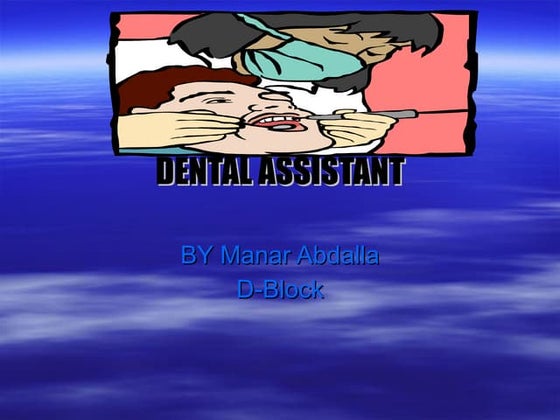 Dental Assisting Portfolio | PPT